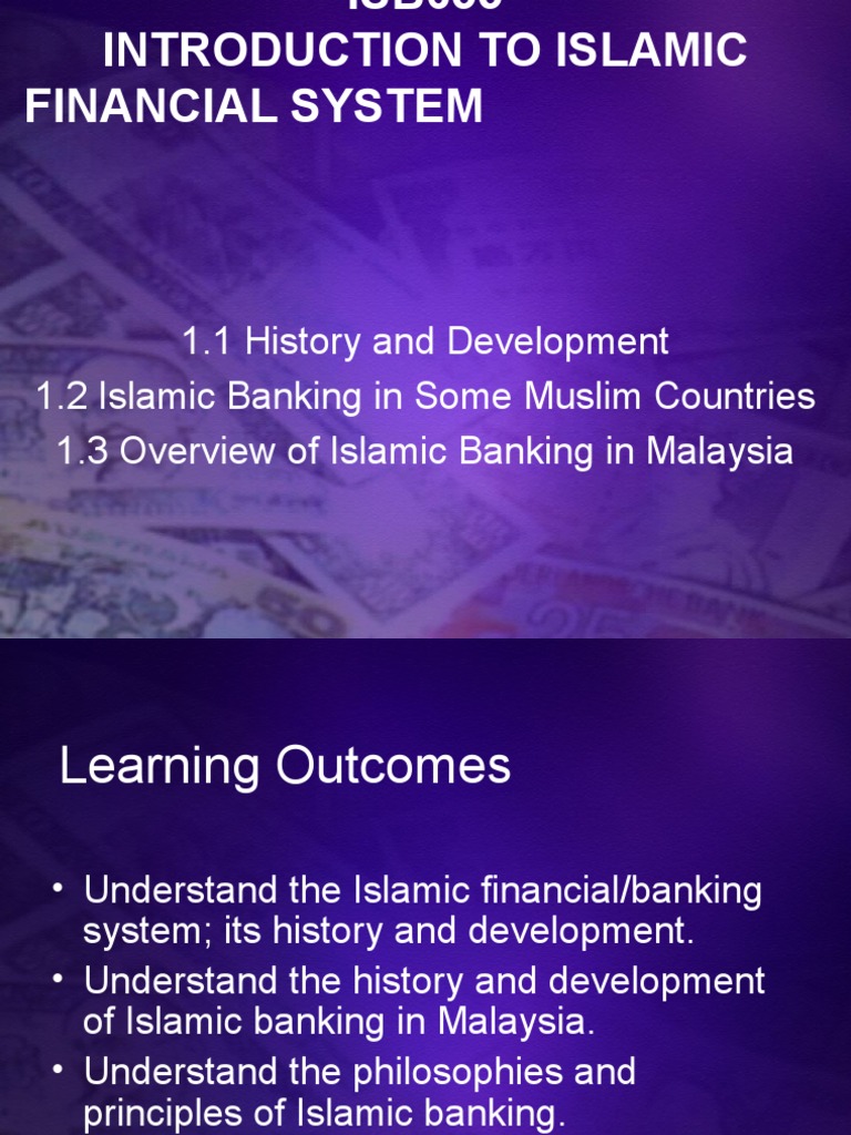 Introduction To Islamic Financial System | PDF | Islamic Banking And ...