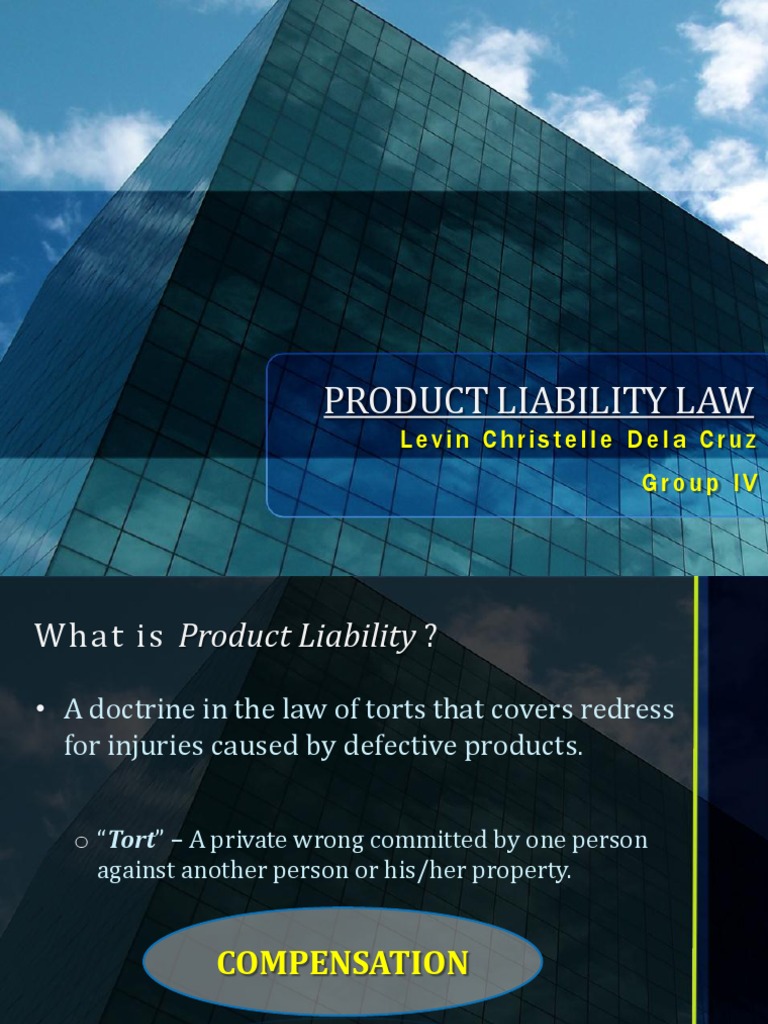 Understanding Product Liability Law | PDF | Product Liability | Negligence