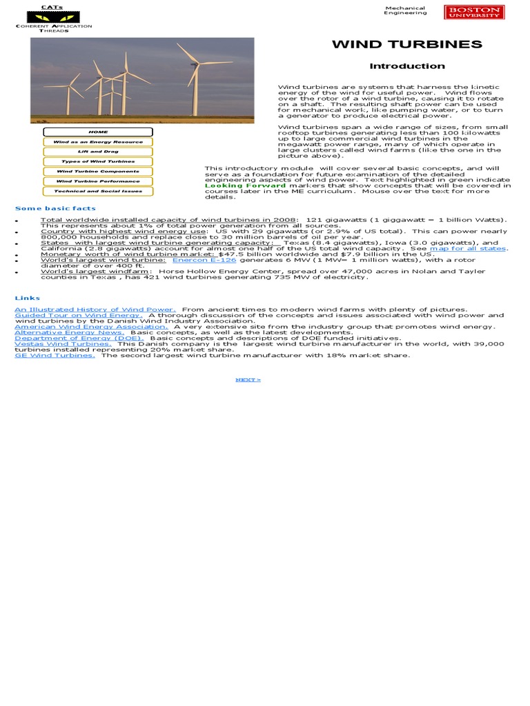 Wind Turbine Basics And Diagrams Pdf