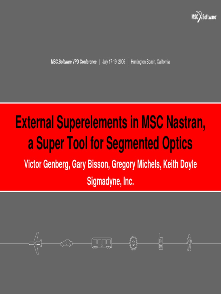 External Super Element Nastran | PDF | Databases | Computing