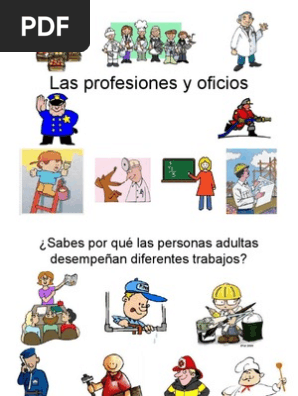 Bingo Las Profesiones y Oficios Word | PDF