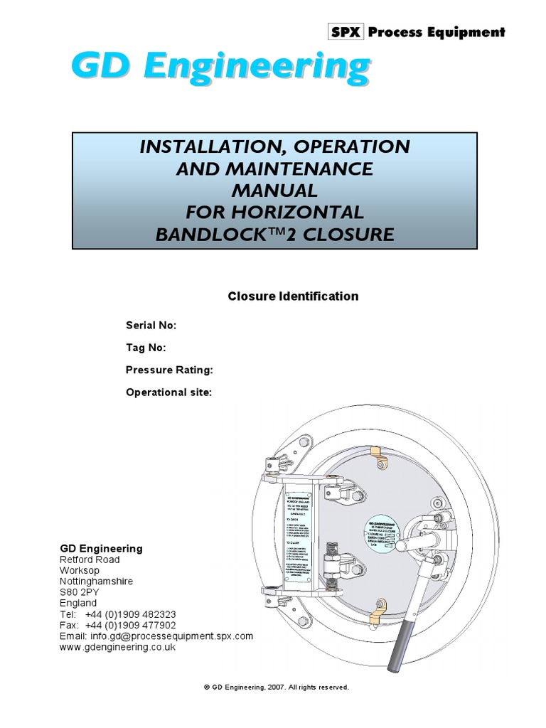Horizontal Bandlock2 Manual PDF | PDF | Door | Welding