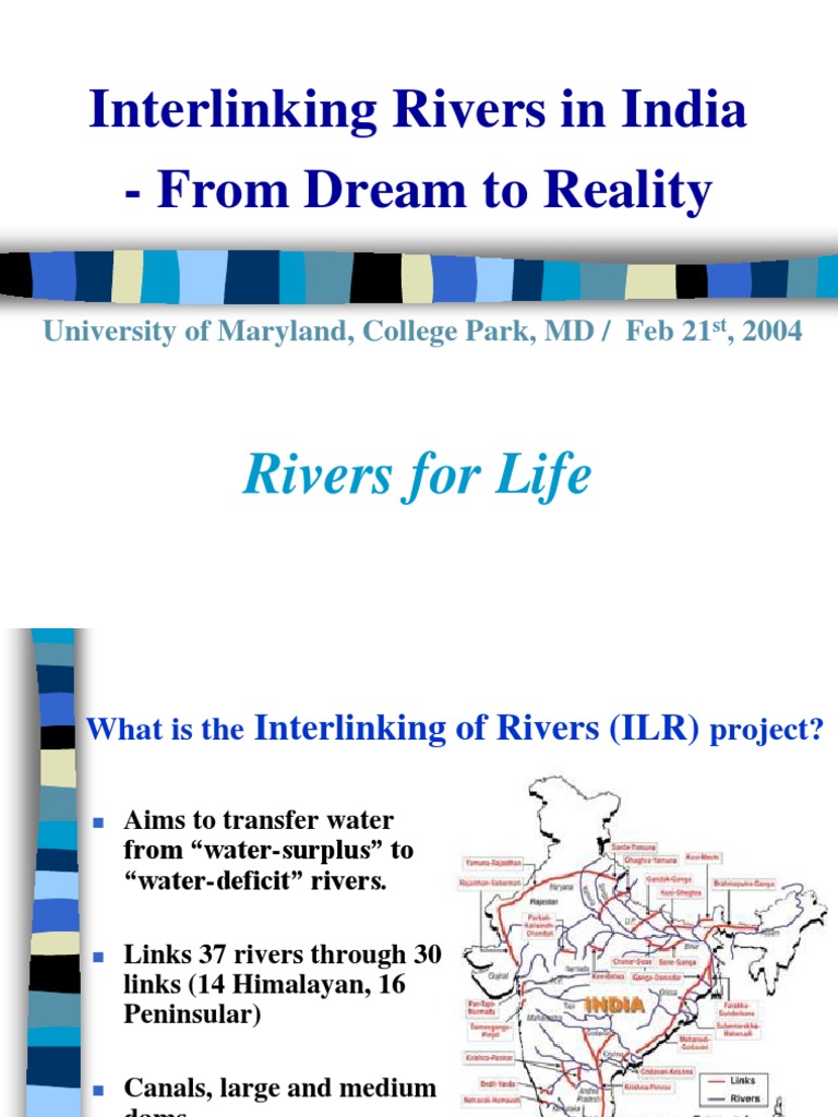 Interlinking of Rivers in India | PDF | River | Water Resources