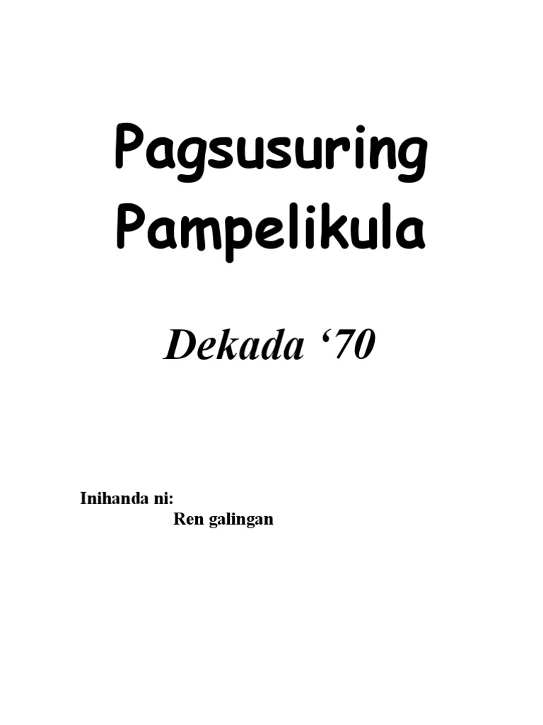 Dekada 70 | PDF