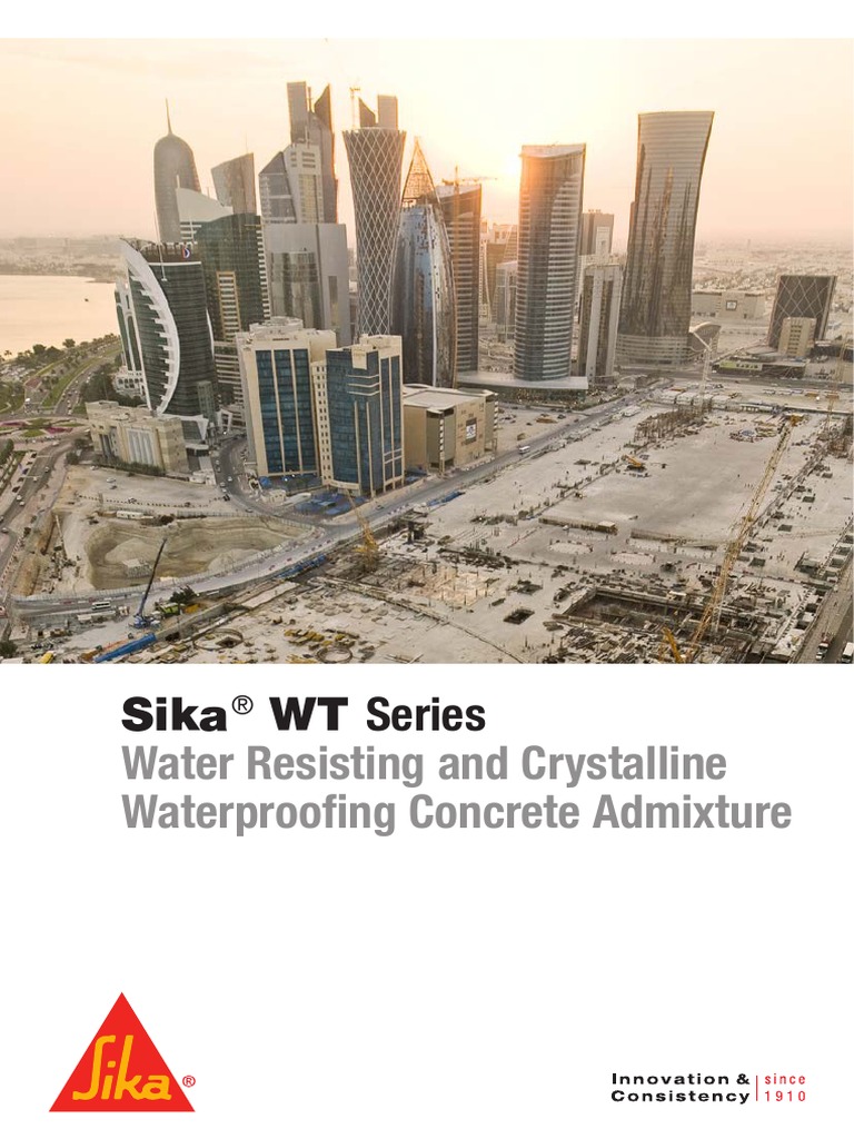 Sika WT Series | PDF | Porosity | Concrete