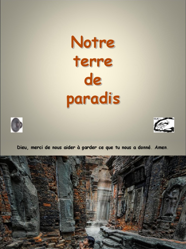 Notre Terre de Paradis | PDF