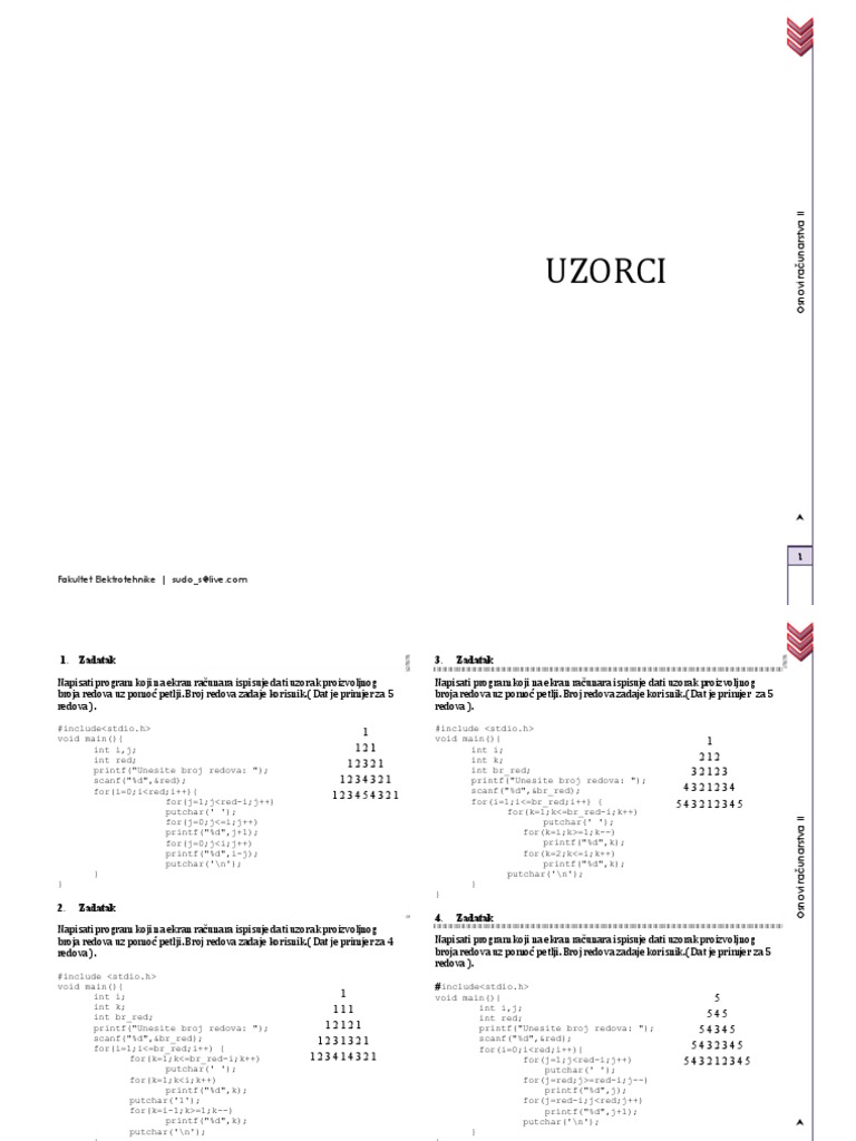 Osnovi Programiranja | PDF