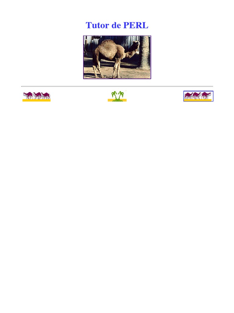 Tutorial de Perl | PDF | Perl | Expresión regular