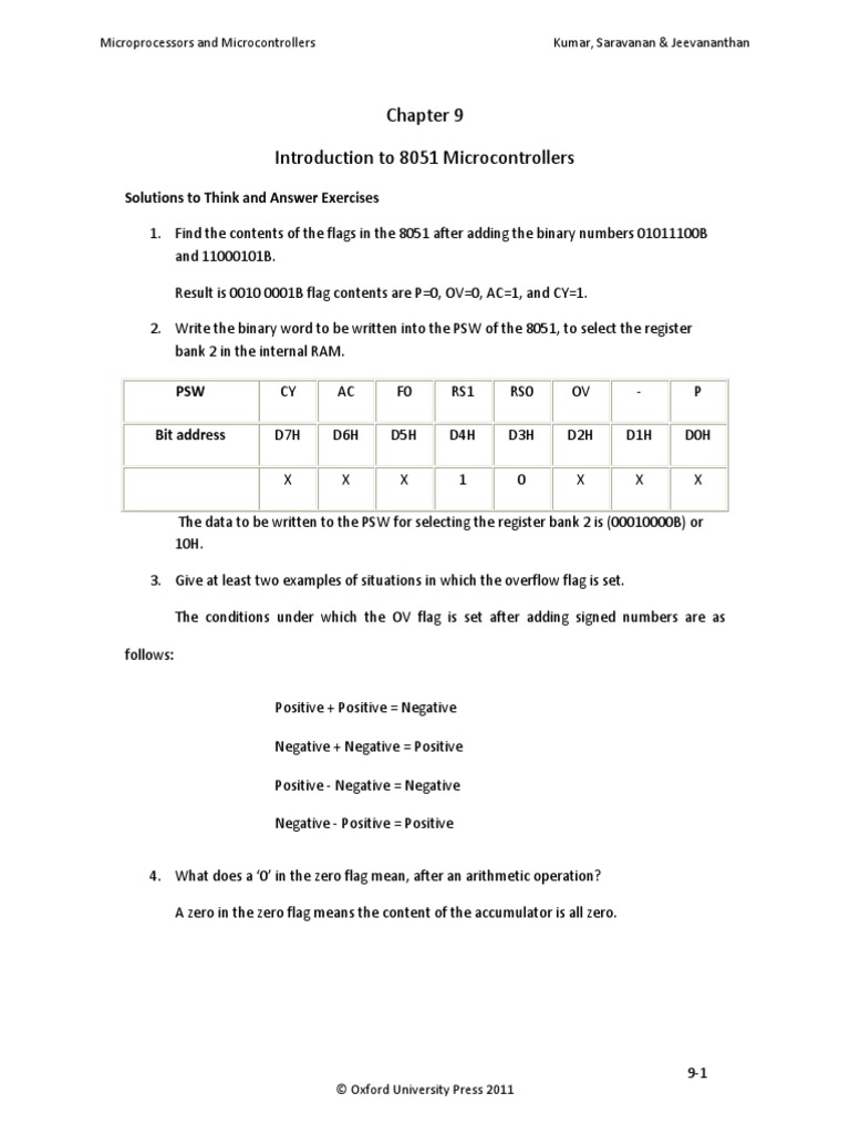 354 39 Solutions Instructor Manual 9 Introduction 8051 Microcontrollers Chapter 9 | PDF ...