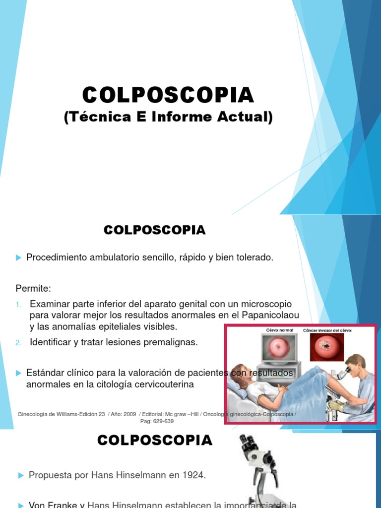 COLPOSCOPIA | Ginecología | Especialidades médicas