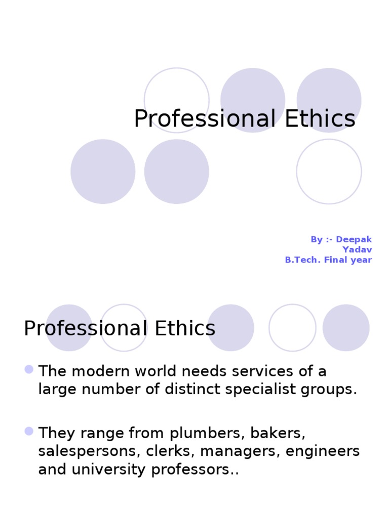 Professional Ethics in human values | Profession | Professional Ethics