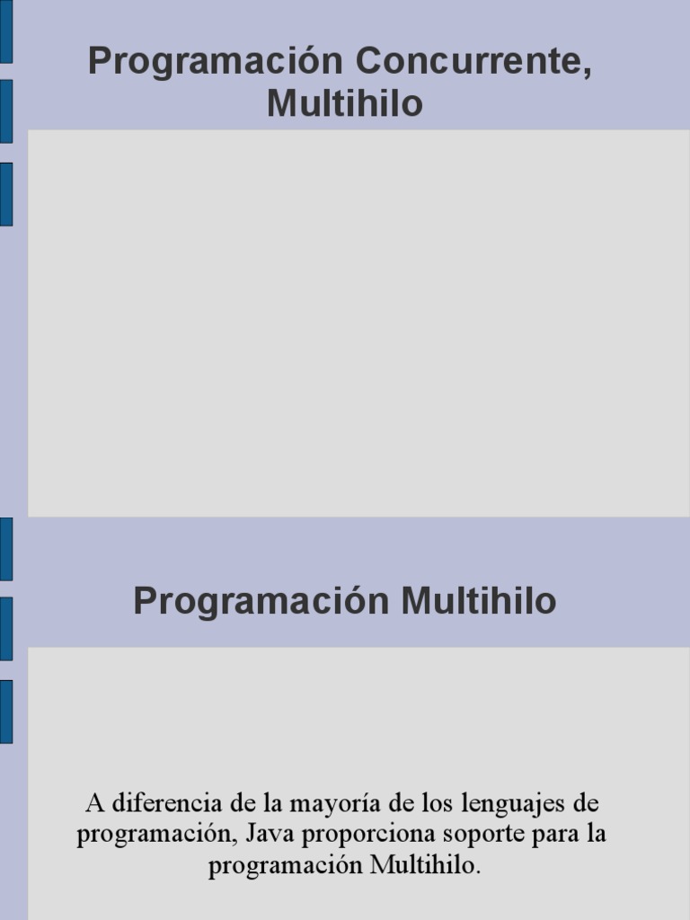 Programación Multihilos Topicos Selectos Unidad 3 LuisBalam PDF | PDF | Hilo (Computación ...