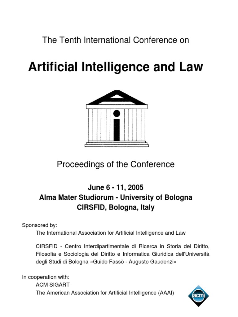 Artificial Intelligence and Law: The Tenth International Conference On ...
