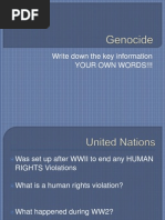 1 8 Stages of Genocide Notes | PDF | Genocides | Human Rights