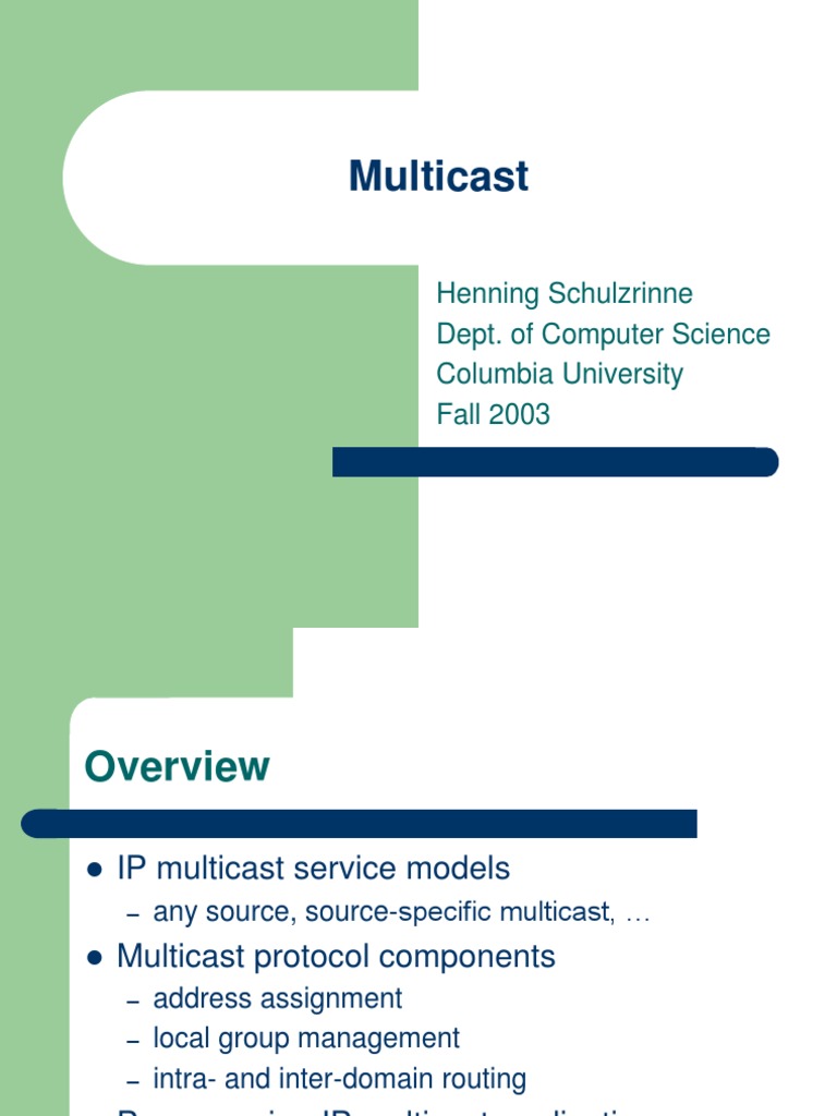 Multi Cast Multicast Routing Protocols | PDF | Internet Architecture | Communications Protocols