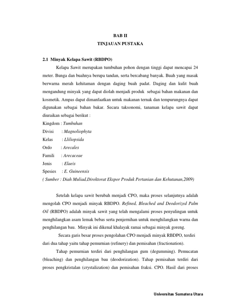 RBDPO Refine Bleaching Deodorizing Palm Oil | PDF