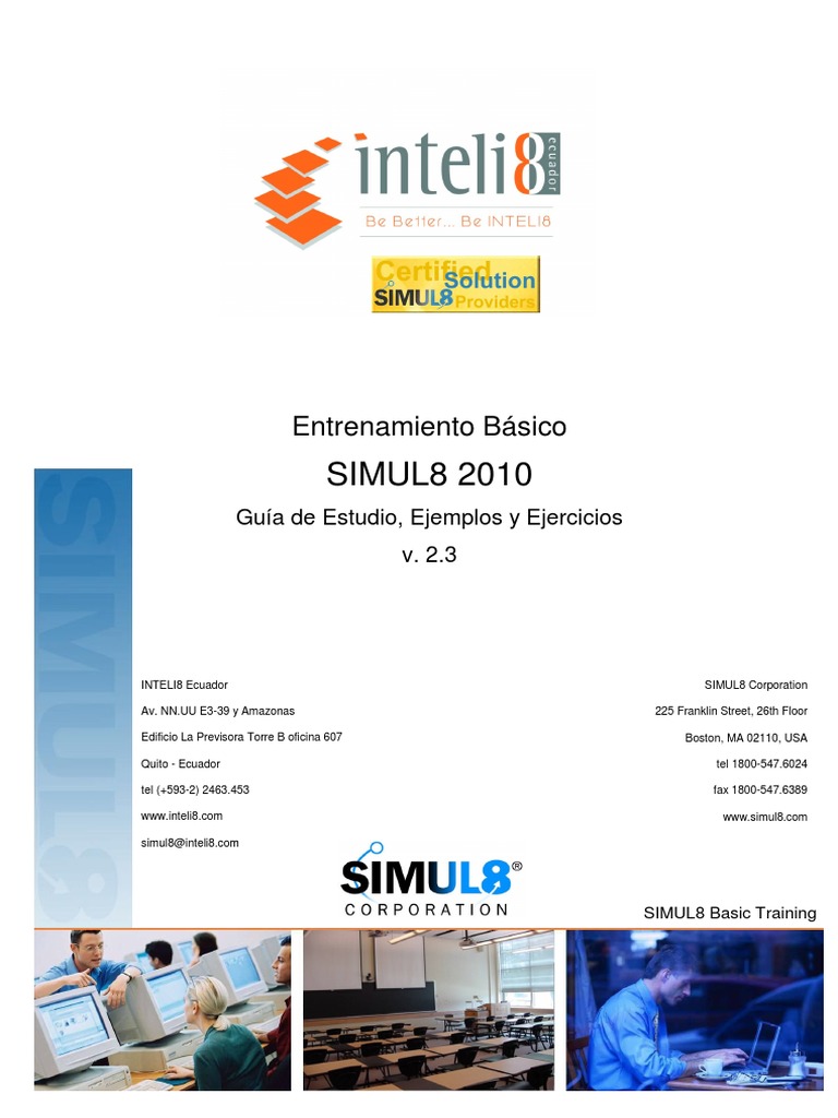 Guía Completa Simul 8 | PDF | Simulación | Estadísticas