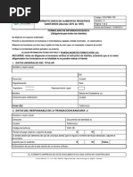 Registro Sanitario INVIMA: Guía y Formato | PDF