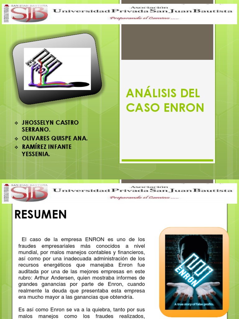 ENRON | PDF | Enron | Sarbanes-Oxley