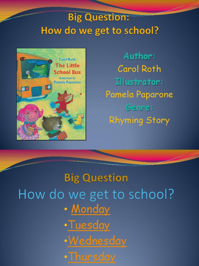 The Little School Bus Journey | PDF | Vocabulary | Linguistics