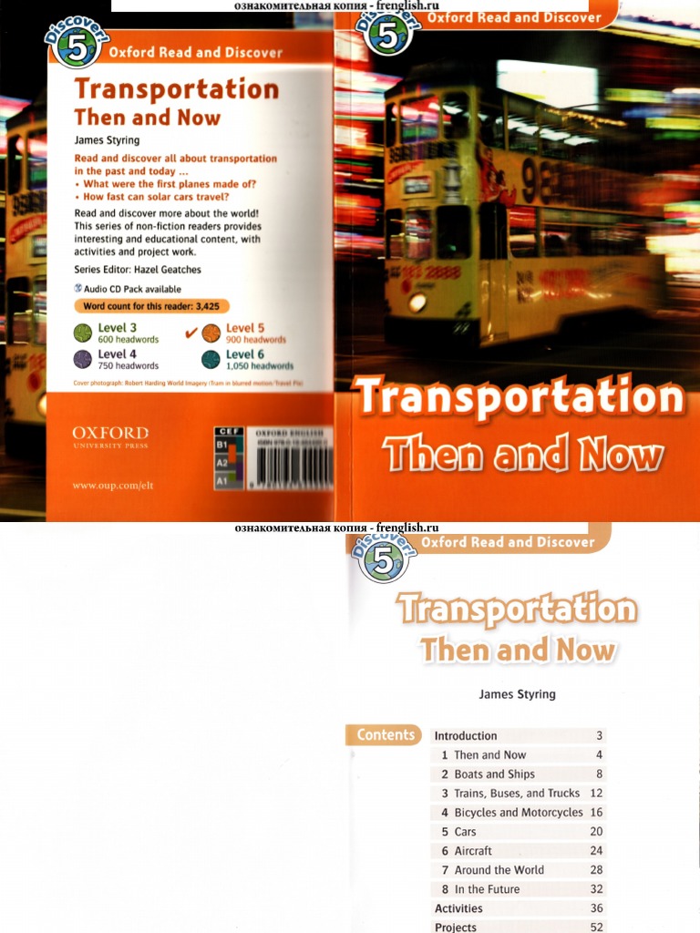 Transport Through the Ages: Then and Now | PDF | Airplane | Train
