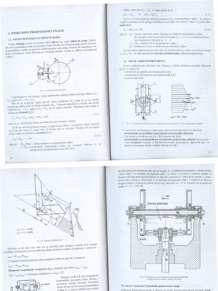 Frikcioni Prenosnici Snage | PDF
