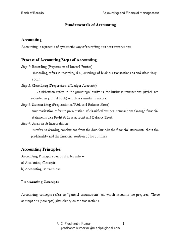 Accounting Notes for Students | Debits And Credits | Financial ...