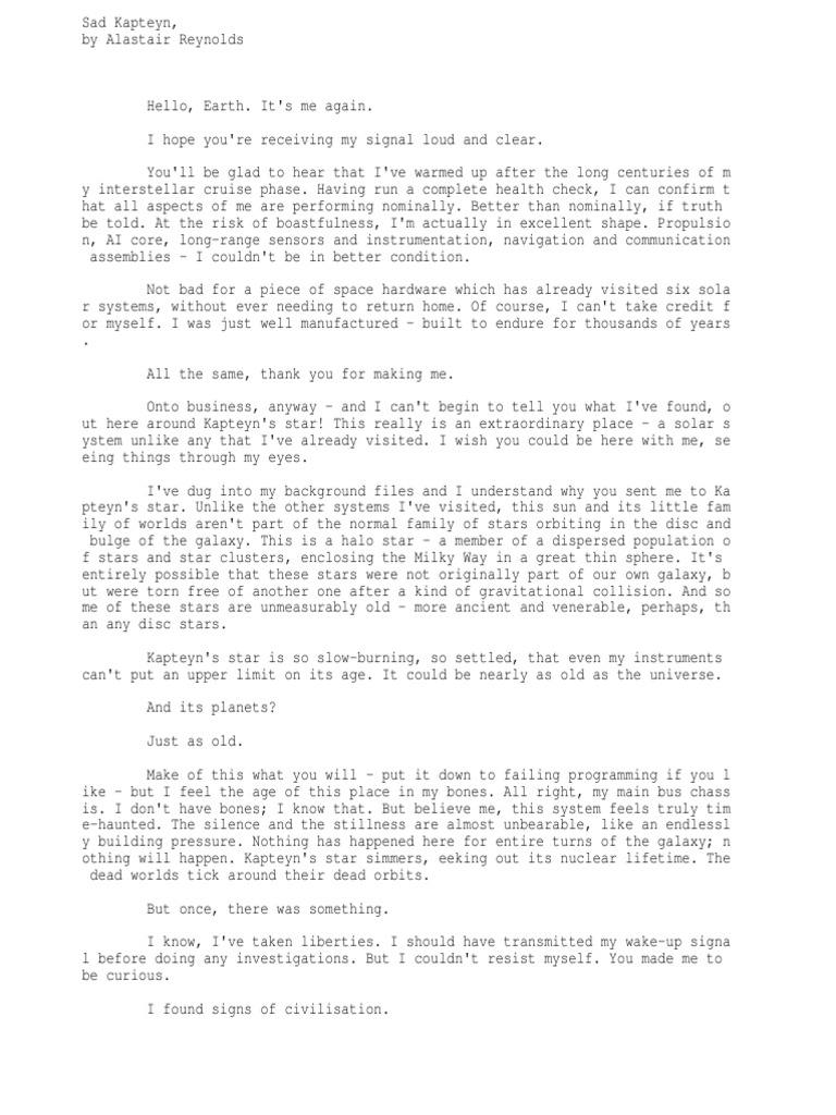 Sad Kapteyn | PDF | Milky Way | Stars