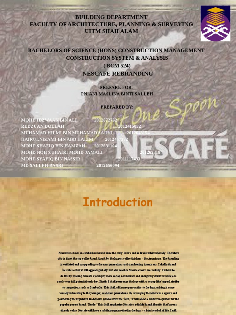 Rebranding Nescafe | PDF | Graphic Design | Communication Design