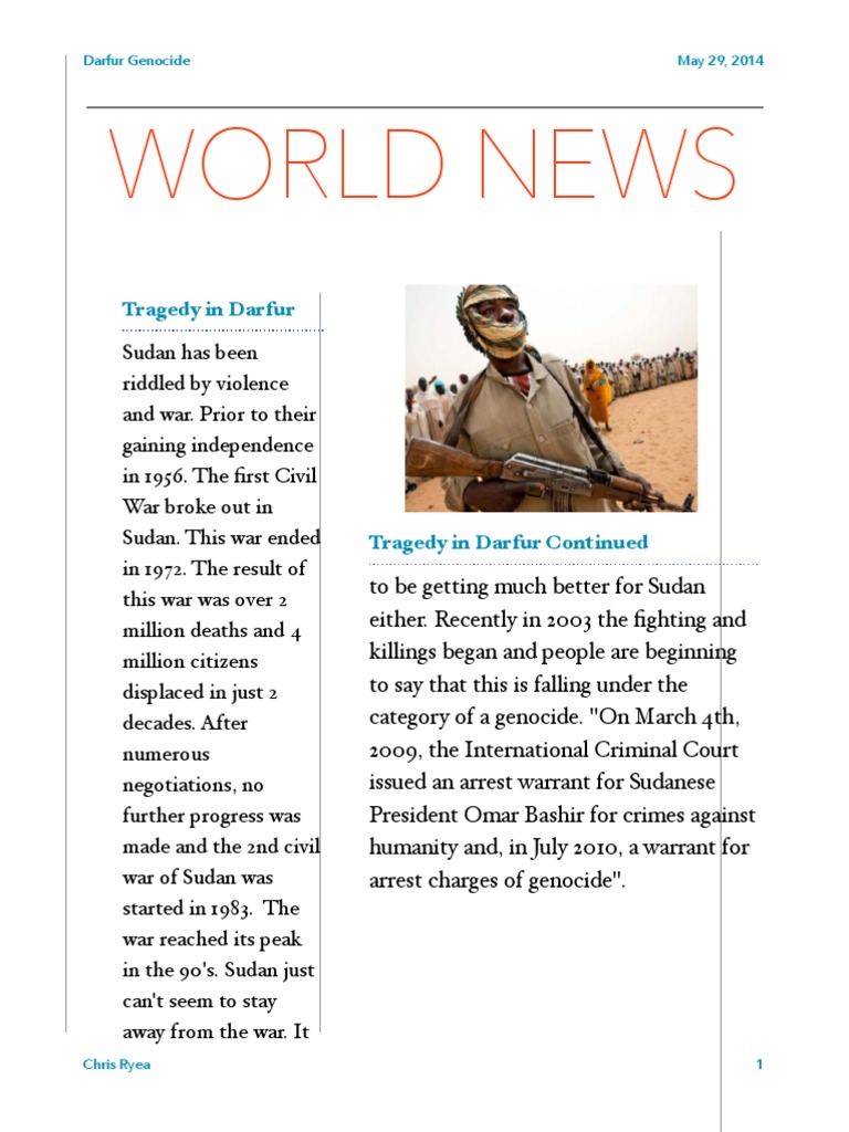 Darfur Genocide Overview and Timeline | PDF | Politics