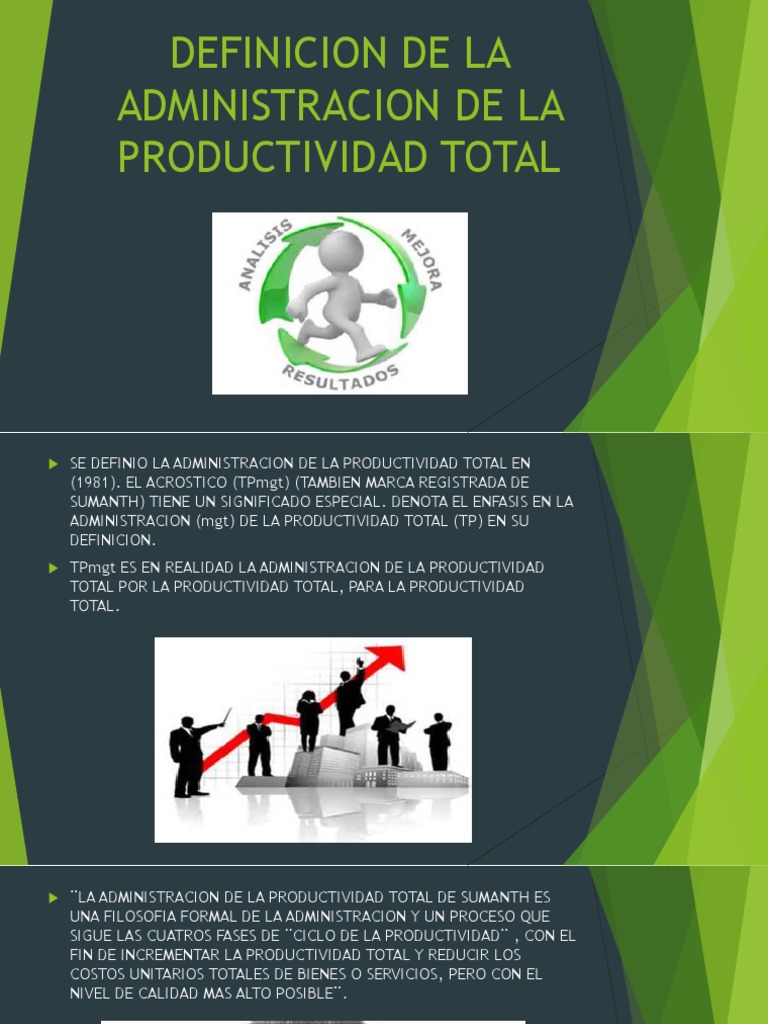 Total Productivity Management: A Philosophy and Process for Improving ...