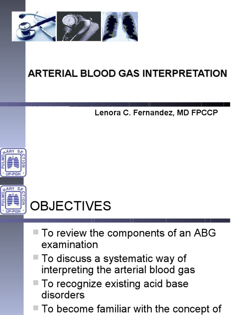 ABG Lecture DR Lenora Fernandez | PDF | Physiology | Medical Specialties