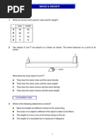 Grade 8 Physics Worksheet | PDF | Velocity | Speed