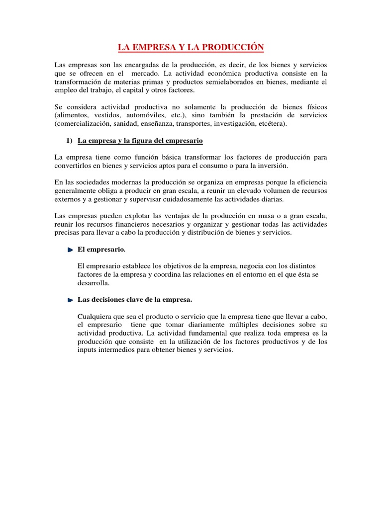 La Productividad Marginal | PDF | Factores de producción | Capital ...