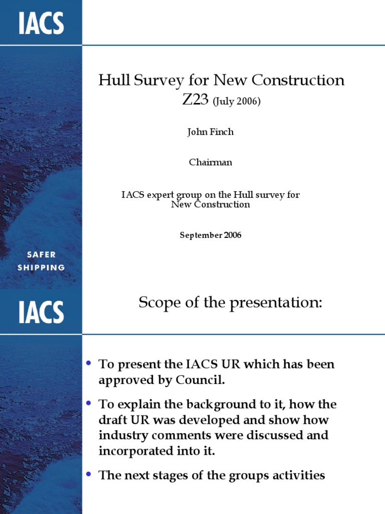 Iacs Presentation | PDF | Verification And Validation | Safety