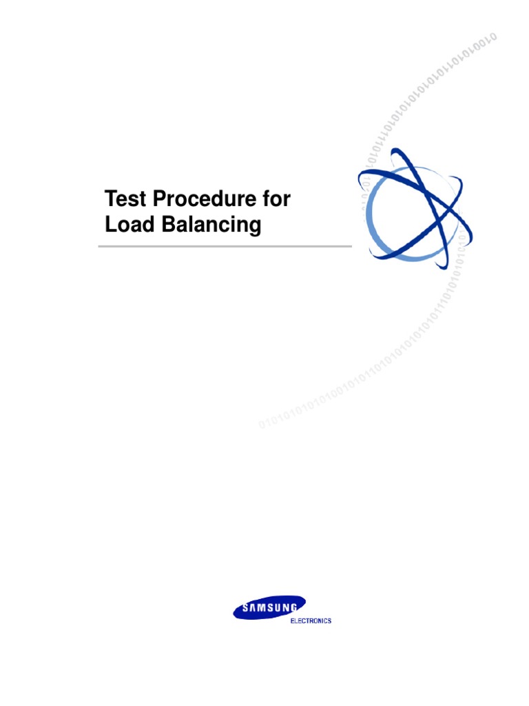 Load Balancing Testing in LTE | PDF | Samsung | Business
