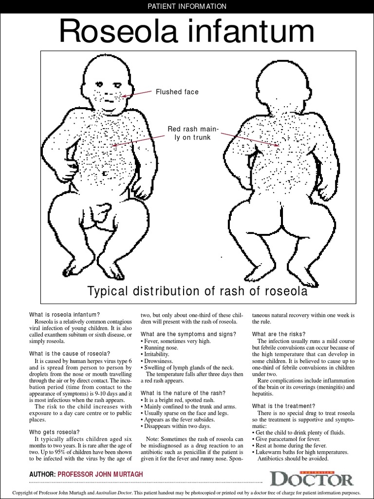 Roseola Infantum | PDF | Fever | Infection