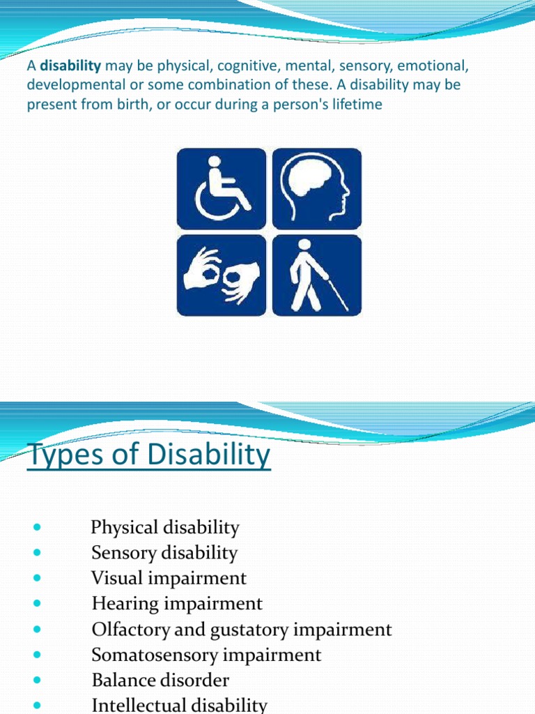 Disability and Role of Rehabilitation in Our Society New | PDF ...