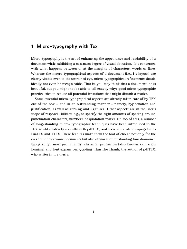 Enhancing Document Readability with LaTeX | PDF | Art | Technology ...