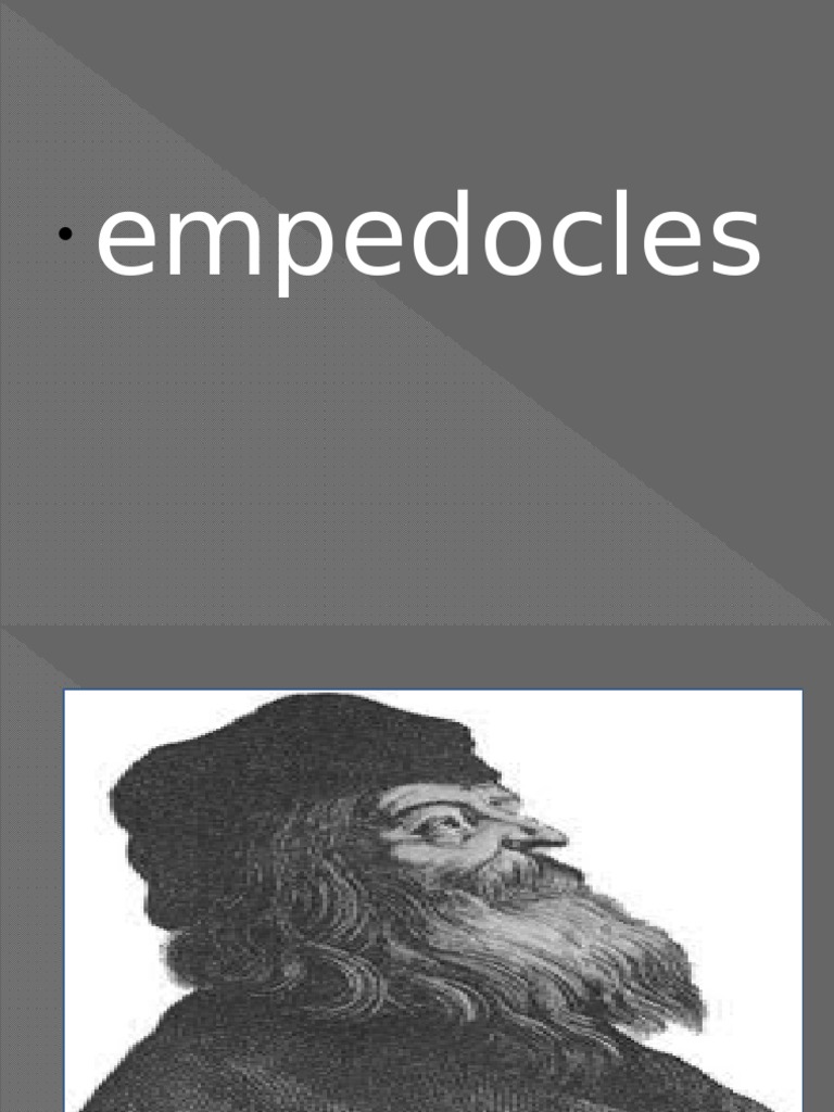 empedocles.... | Amor | Metafísica | Prueba gratuita de 30 días | Scribd