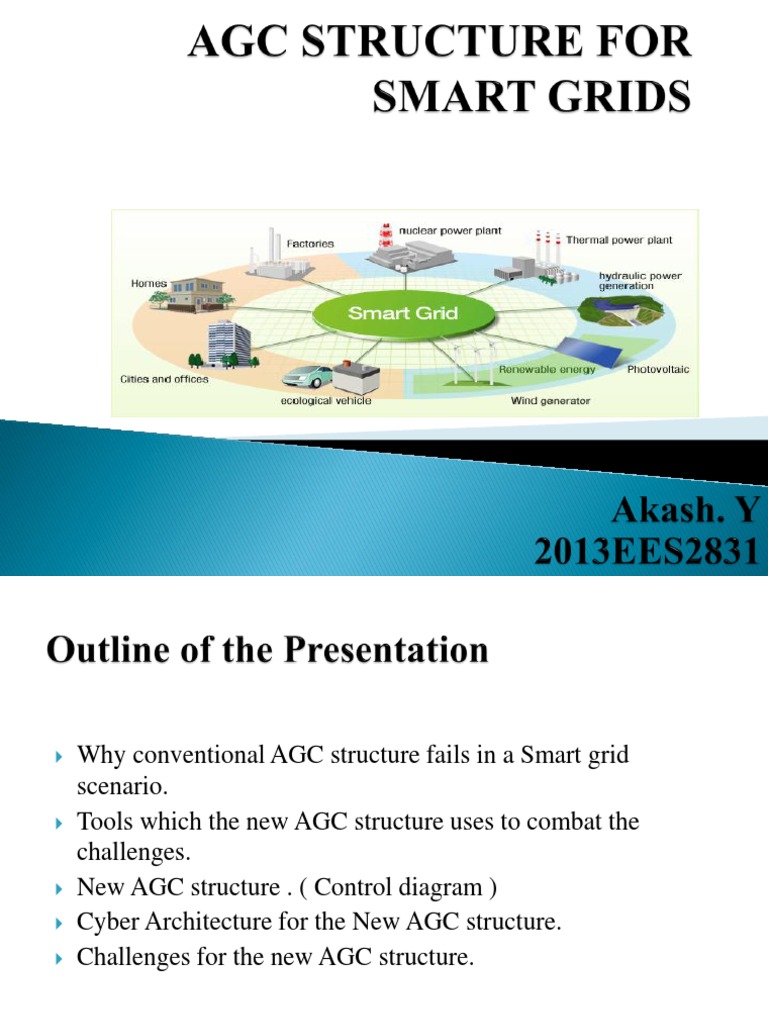 Agc Structure For Smart Grids | PDF | Energy Storage | Smart Grid
