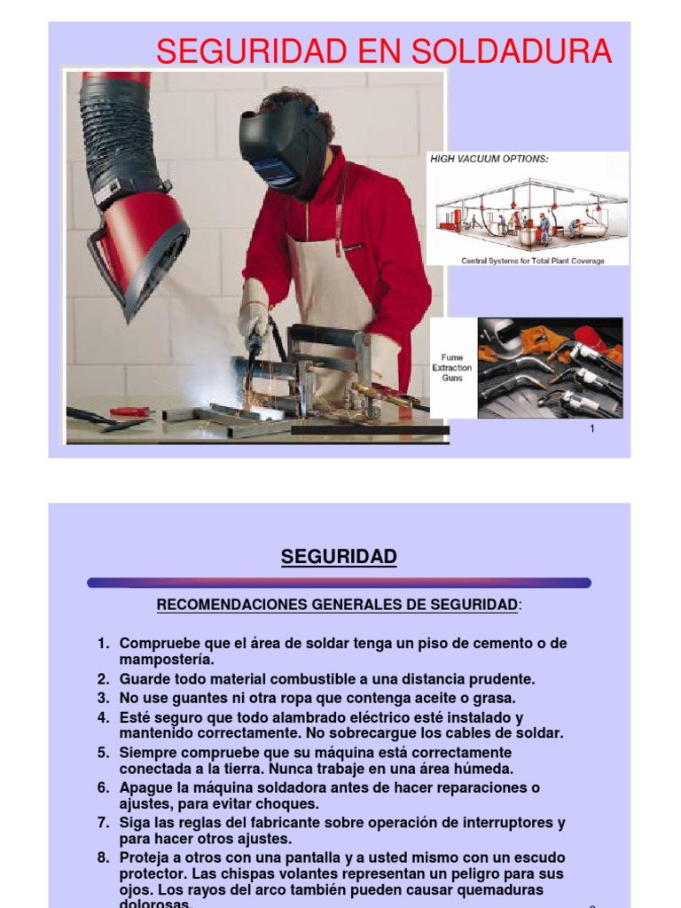 Seguridad En Soldadura Riesgos Y Prevención Pdf Ultravioleta