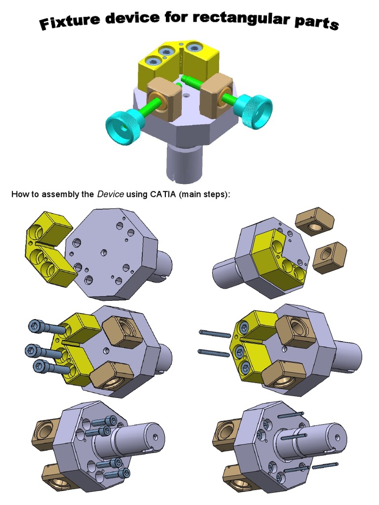 CATIA V5 Assembly Guide for Students | PDF | Art | Computers