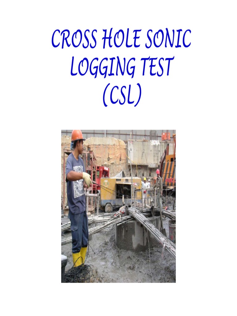 Sonic Logging Test Presentation | PDF | Attenuation | Deep Foundation