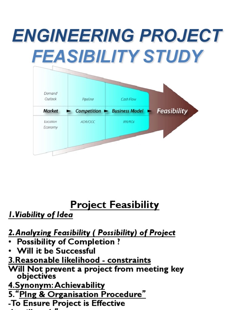 09 - Civil Engineering Project Feasibility | Feasibility Study | Economies