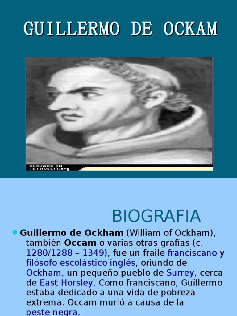 Guillermo de Ockam | PDF