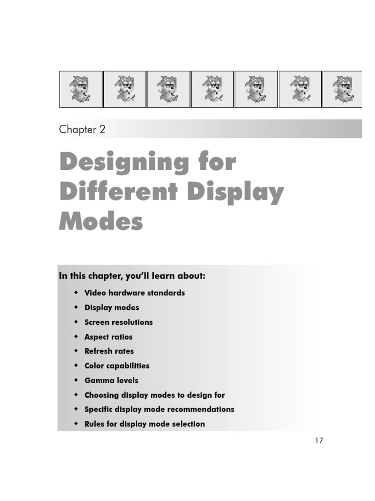 Display Modes and Video Standards Guide | PDF | Display Resolution ...