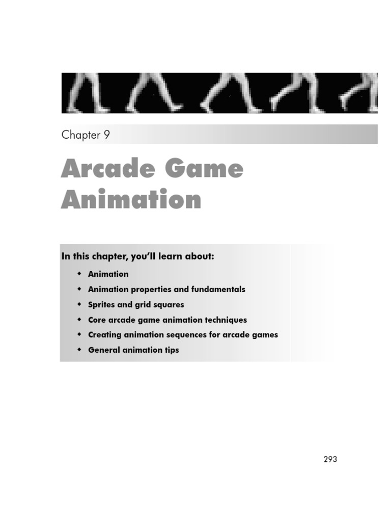 Arcade Game Animation Techniques | PDF | Animation | Weight