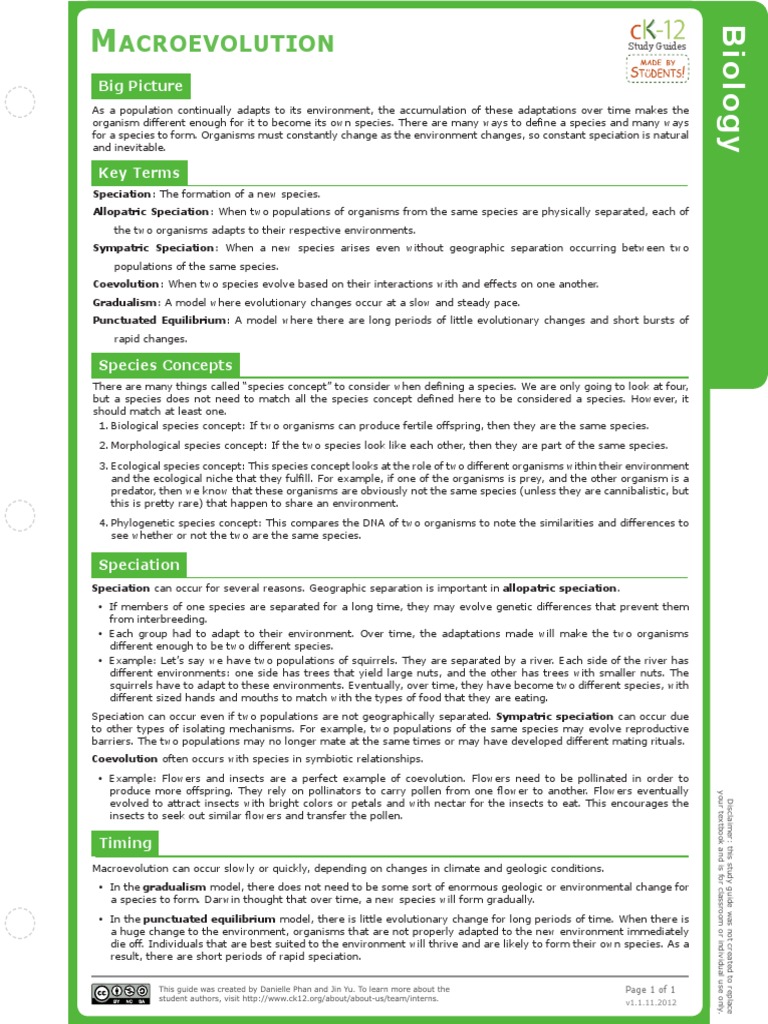Macro Evolution | PDF | Flowers | Species