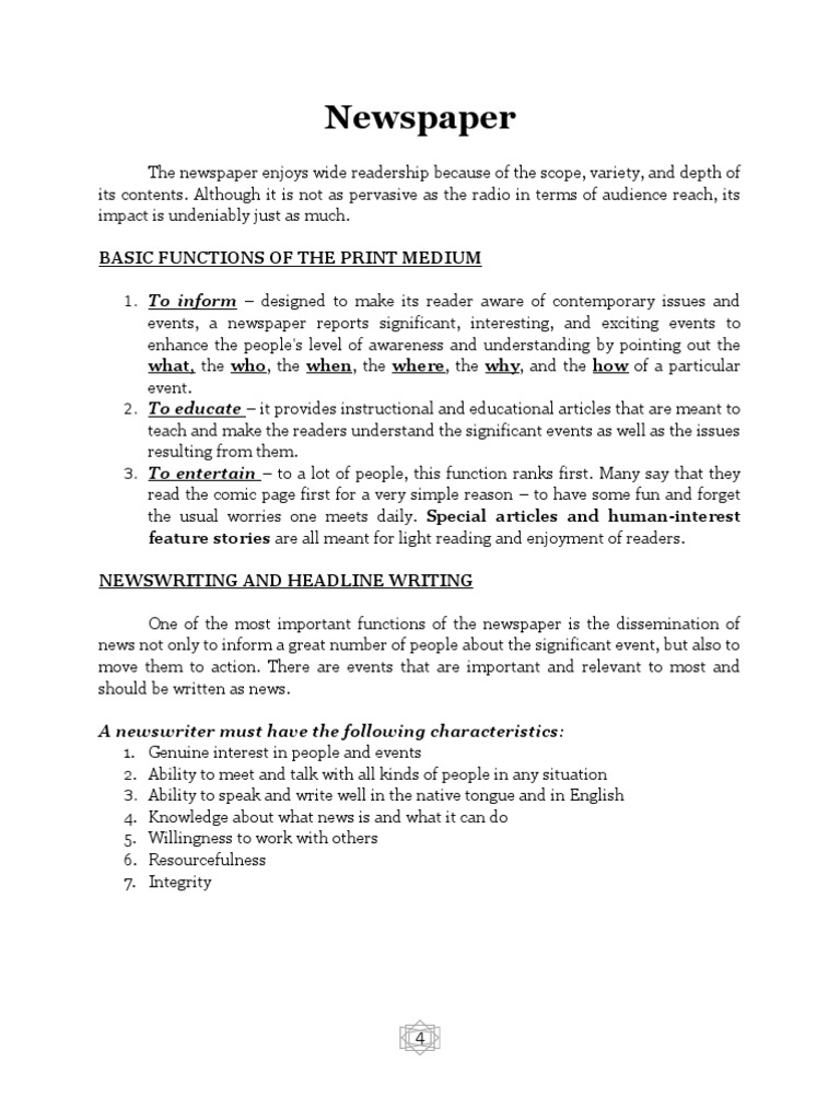 Effective Newswriting Techniques | PDF | News | Newspapers